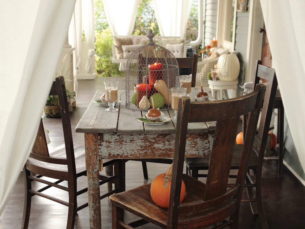 Fall Storybook-Inspired Cottage - Cottage style decorating,