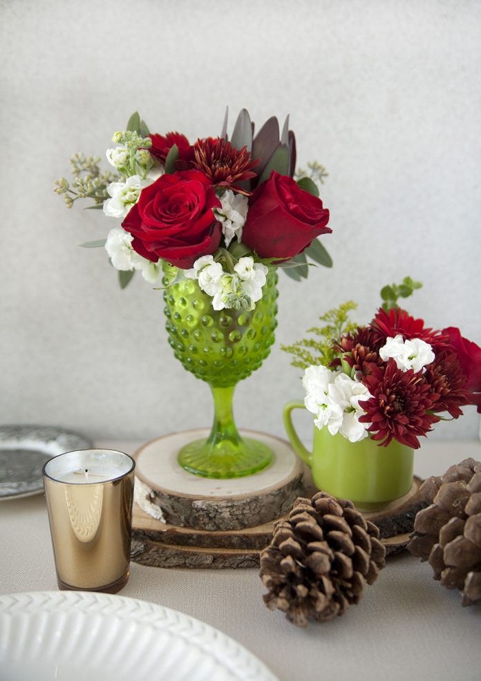 4 Easy Upcycled Centerpiece Ideas - Cottage style decorating