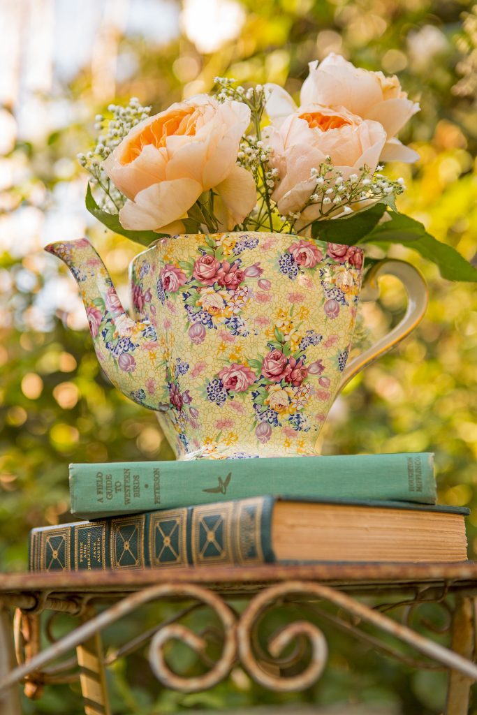 Host a Literary Tea Party - Cottage style decorating, renova