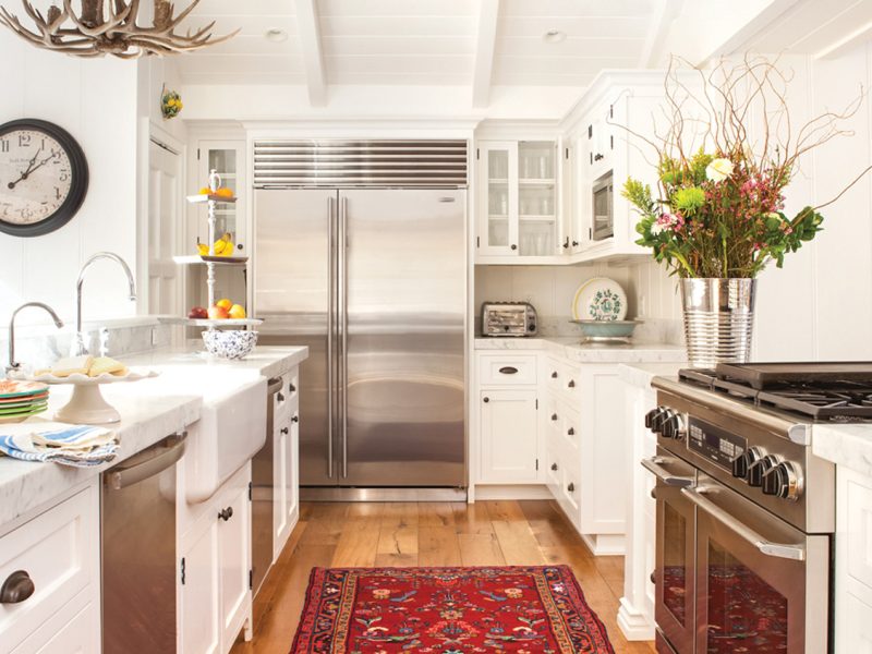 Modern + Beach Glam Kitchen - Cottage style decorating, reno