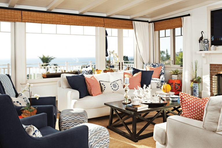 House Tour: A Beach House with Fall Flair - Cottage style de