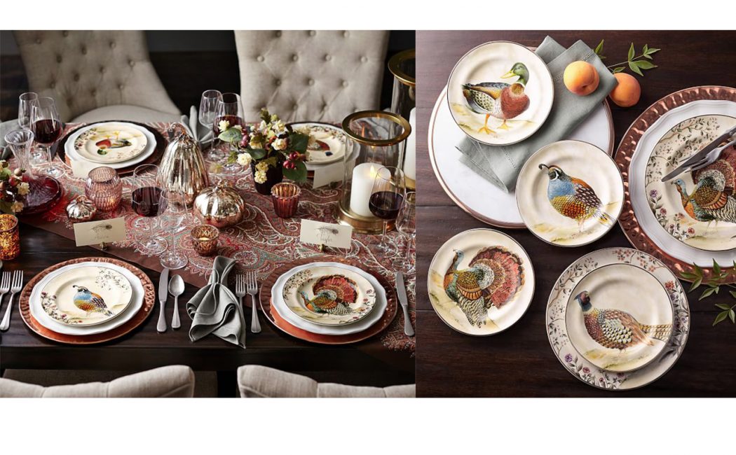 10 Beautiful Thanksgiving Dinnerware Finds - Cottage style d