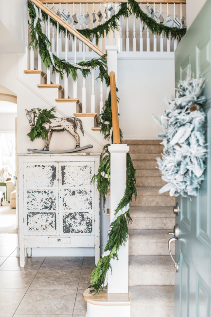 How Decorate with Fresh Greenery - Cottage style decorating,
