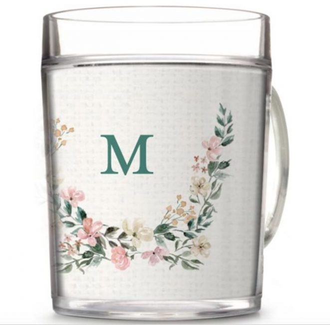 27 Monogram Mugs that are Perfect Gifts - Cottage style decor