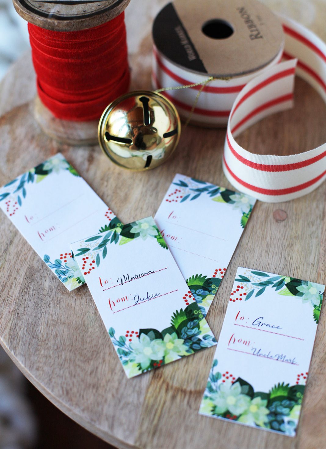 Creative Christmas Gift Wrap & Tags - Cottage style dec